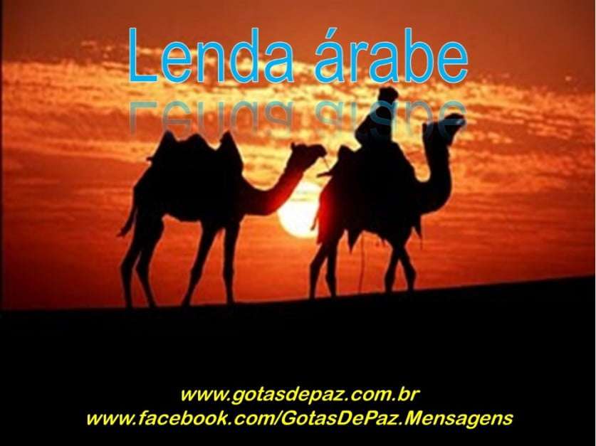 Lenda árabe - Gotas de PazGotas de Paz