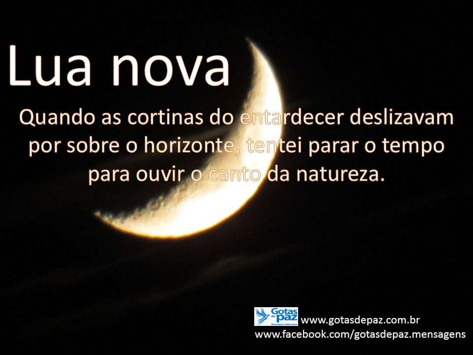 Lua nova - Gotas de PazGotas de Paz