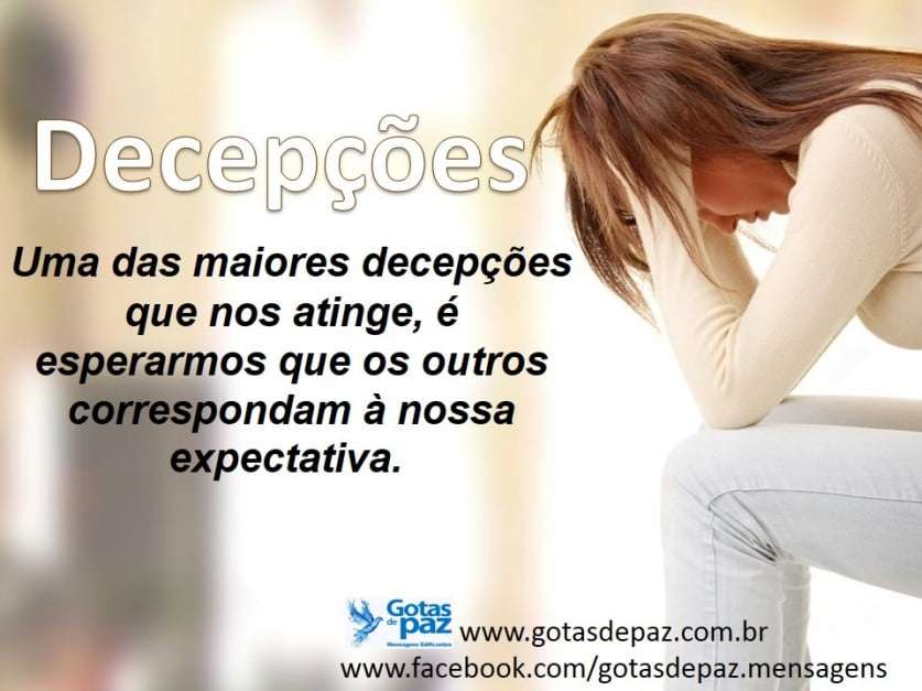 Decepções - Gotas de PazGotas de Paz