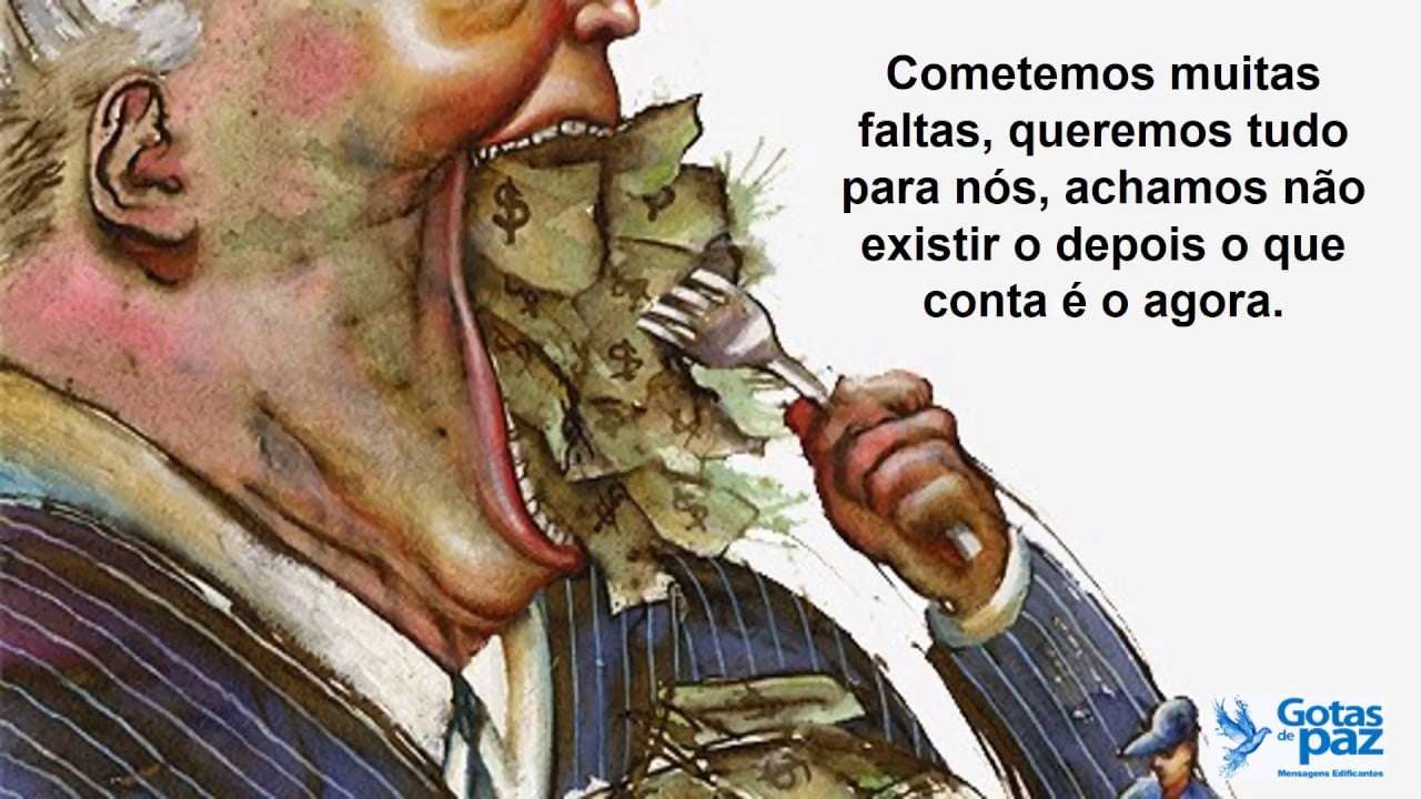 A GANANCIA - GotasDePaz Mensagens Edificantes - Gotas de PazGotas de Paz