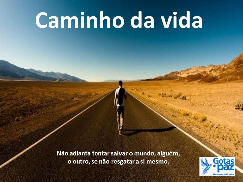 Caminho da vida - Gotas de PazGotas de Paz