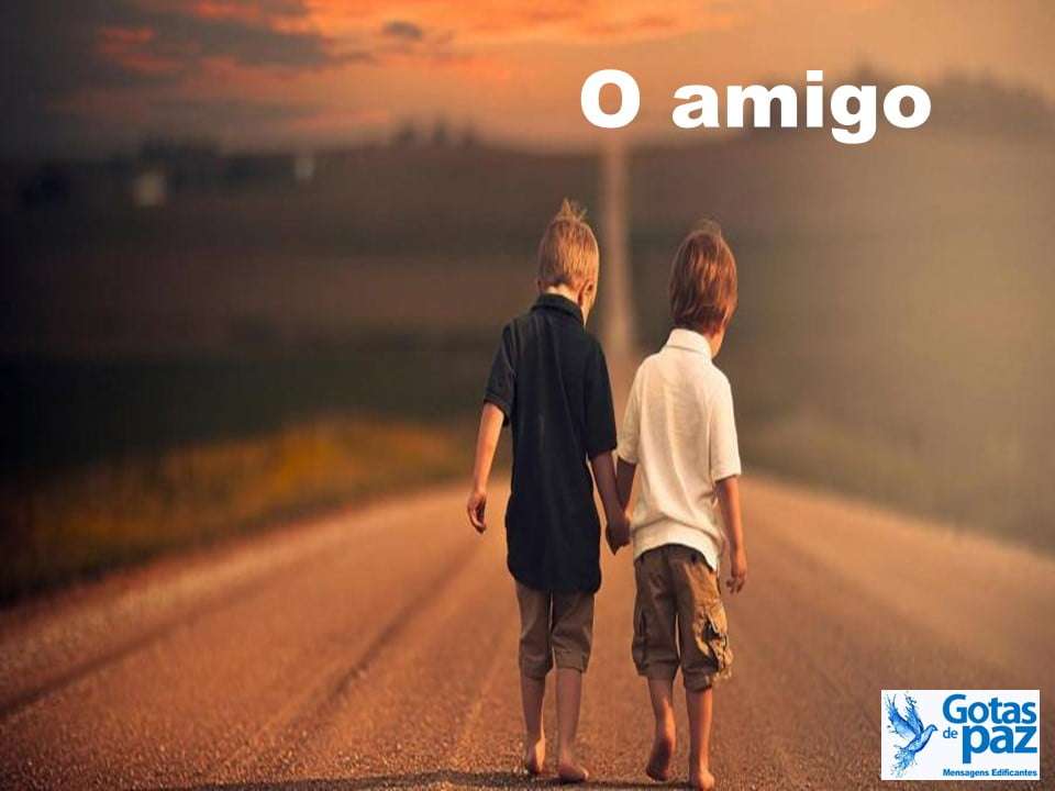 O amigo - Gotas de PazGotas de Paz