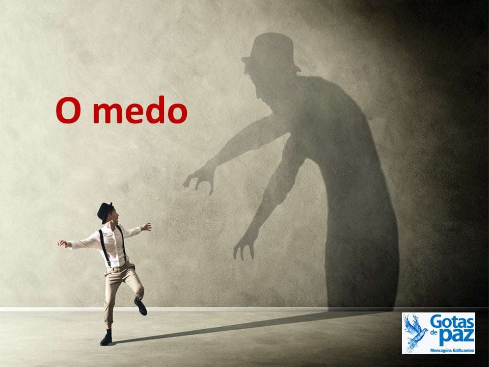 O medo - Gotas de PazGotas de Paz