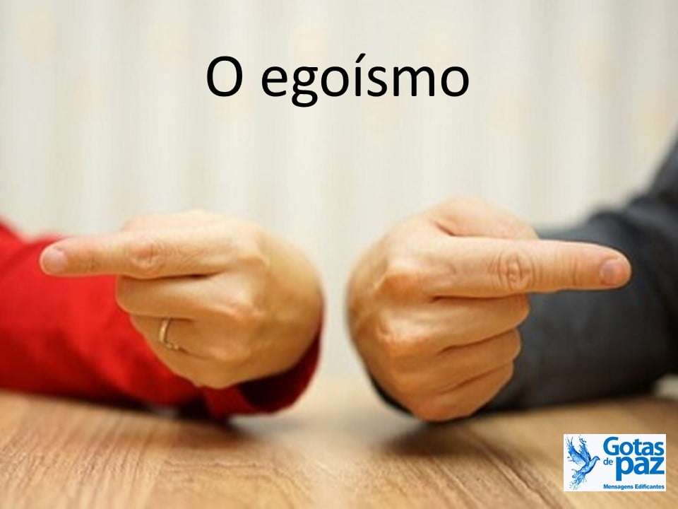 IDÉIAS , CRITICAS E COMENTARIOS: O egoísmo